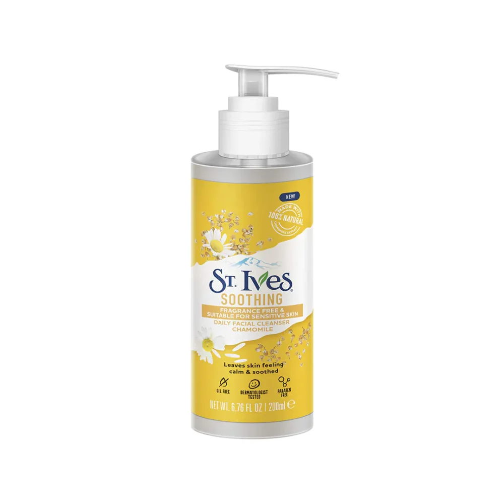 ST.IVES SOOTHING DAILY FACIAL CLEANSER – CHAMOMILE – Slique Beauty Limited