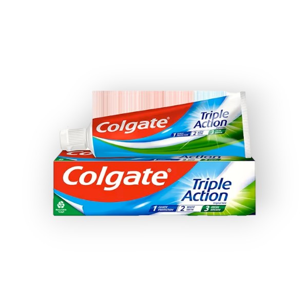 COLGATE TRIPLE ACTION FLUORIDE TOOTHPASTE 146GSlique Beauty Limited ...