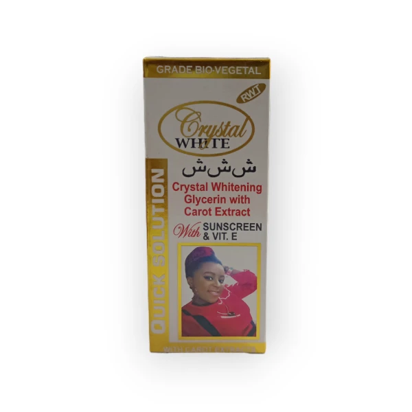 CRYSTAL WHITE WHITENING GLYCERIN WITH CARROT EXTRACTSlique Beauty ...