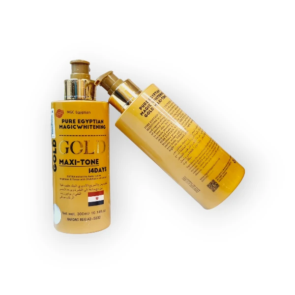 MGC PURE EGYPTIAN MAGIC WHITENING LOTION 300ML – GOLD – Slique Beauty ...
