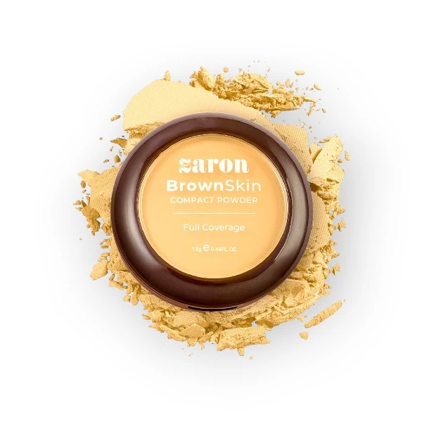 ZARON BROWNSKIN FULL COVERAGE COMPACT POWDER – 13GSlique Beauty Limited ...