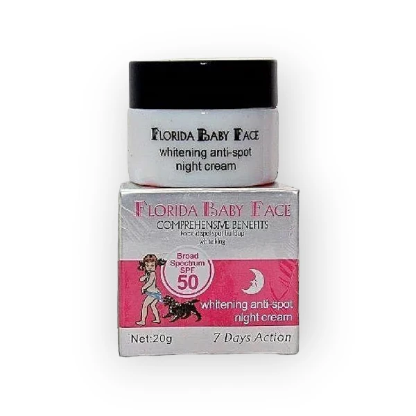 FLORIDA BABY FACE WHITENING ANTI-SPOT NIGHT CREAM – Slique Beauty Limited