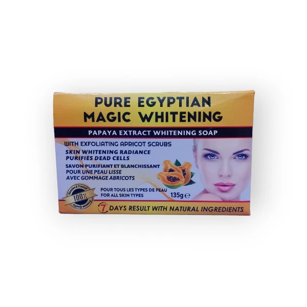PURE EGYPTIAN MAGIC WHITENING SOAP – PAPAYA – Slique Beauty Limited