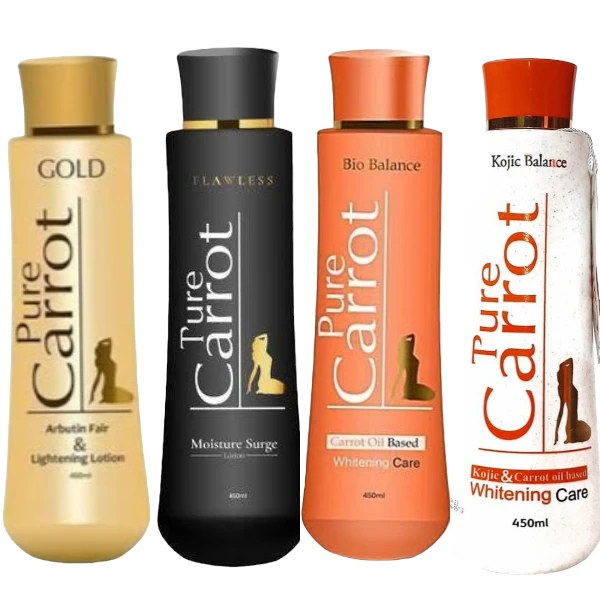 PURE CARROT WHITENING LOTION 450ML – Slique Beauty Limited