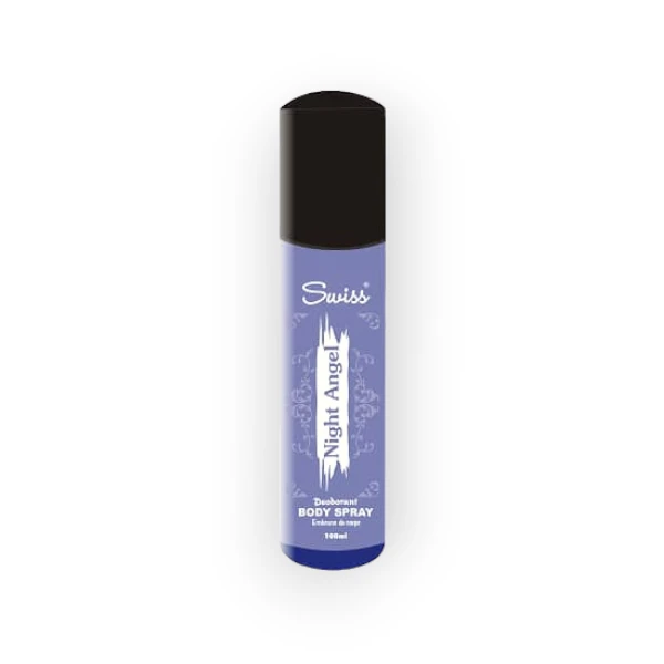 SWISS DEODORANT BODY SPRAY 100ML – NIGHT ANGEL – Slique Beauty Limited