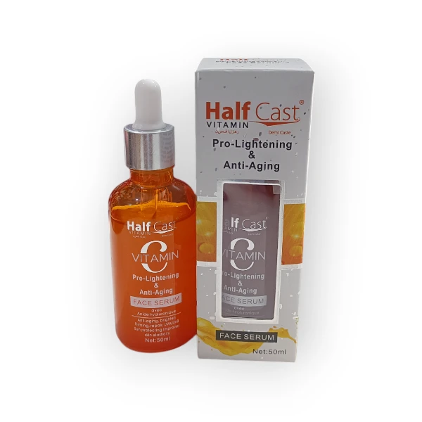 HALF CAST VITAMIN C PRO-LIGHTENING & ANTI-AGING FACE SERUM 50ML ...