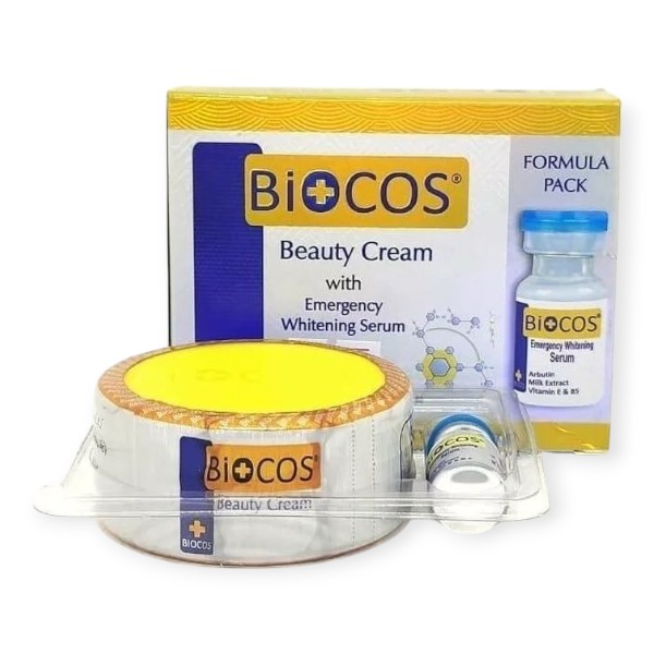 BIOCOS BEAUTY CREAM WITH EMERGENCY WHITENING SERUM – Slique Beauty Limited