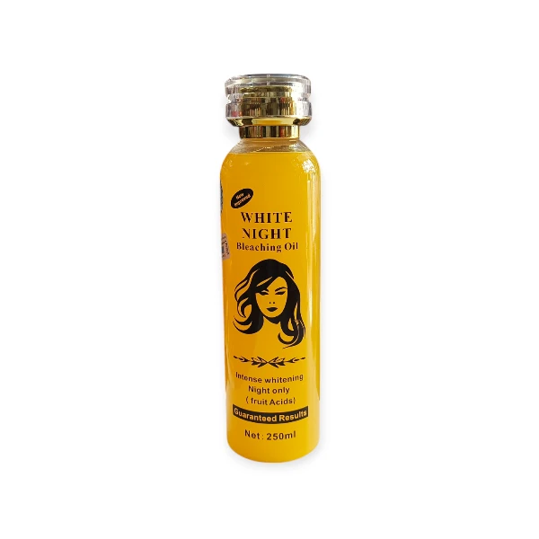 WHITE NIGHT BLEACHING OIL 250ML – YELLOW – Slique Beauty Limited
