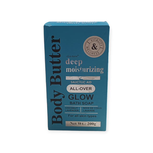 BODY BUTTER GLOW BATH SOAP 200G – SALICYLIC ACID – Slique Beauty Limited